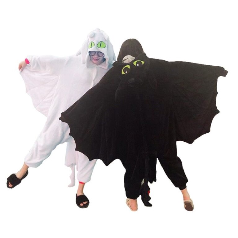 How To Train Your Dragon Onesies Pajama Black White Kigurumi | EZ Onesie