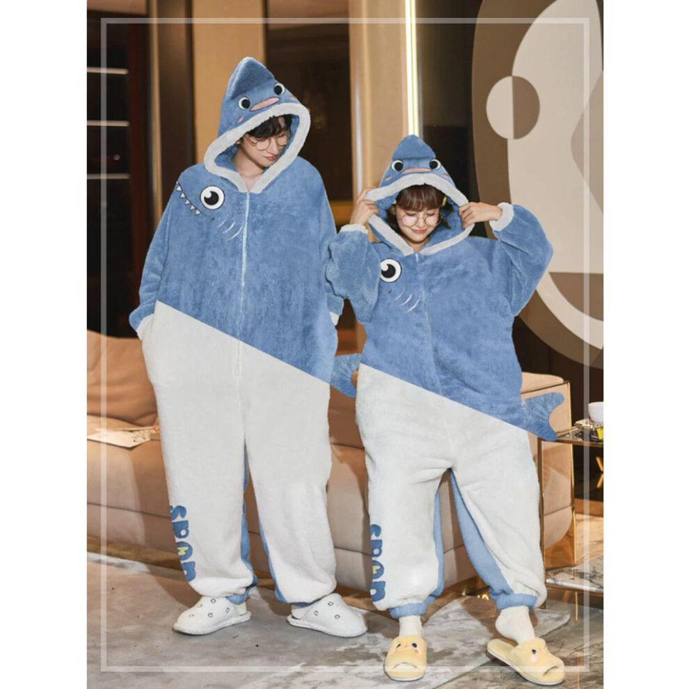 Shark Pajamas For Adults Warm Winter Kigurumi | EZ Onesie