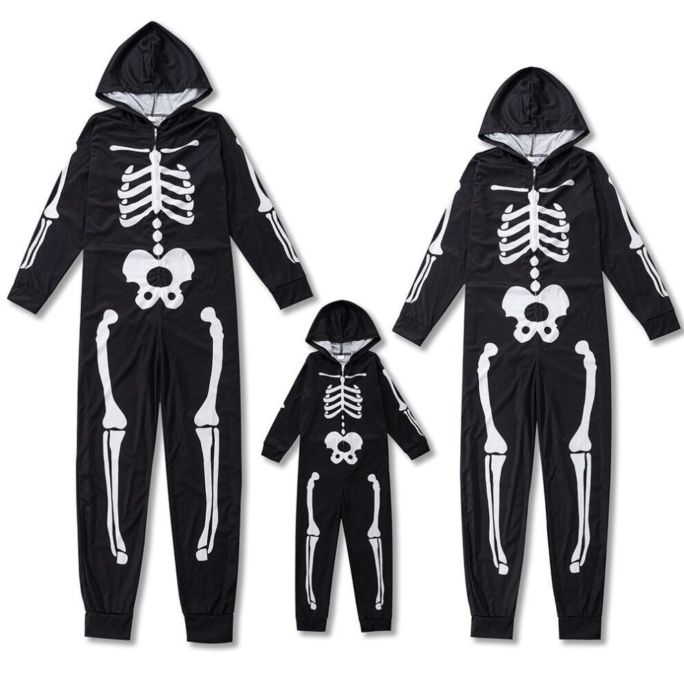 Skeleton Onesie For Adults And Kids Halloween Costume | EZ Onsie