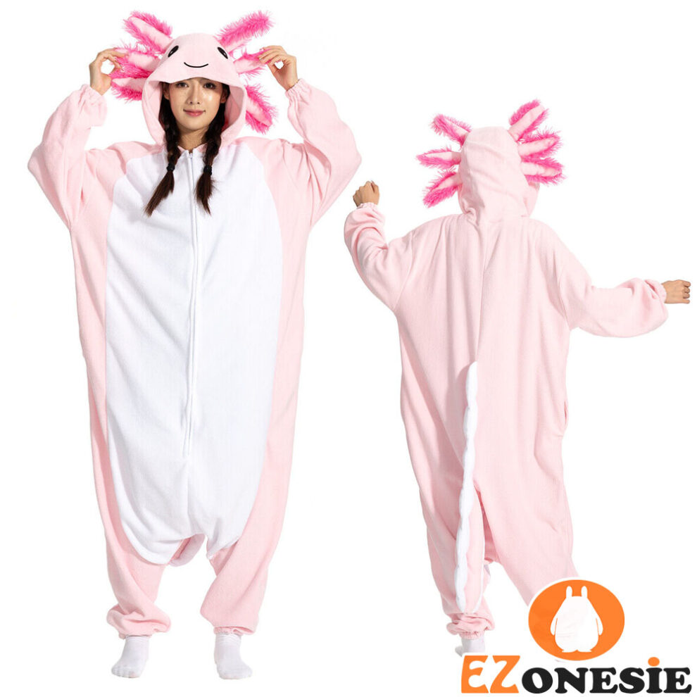 Shark Onesie Adult Buy Cute Axolotl Unisex Child Axolotl Animal One ...